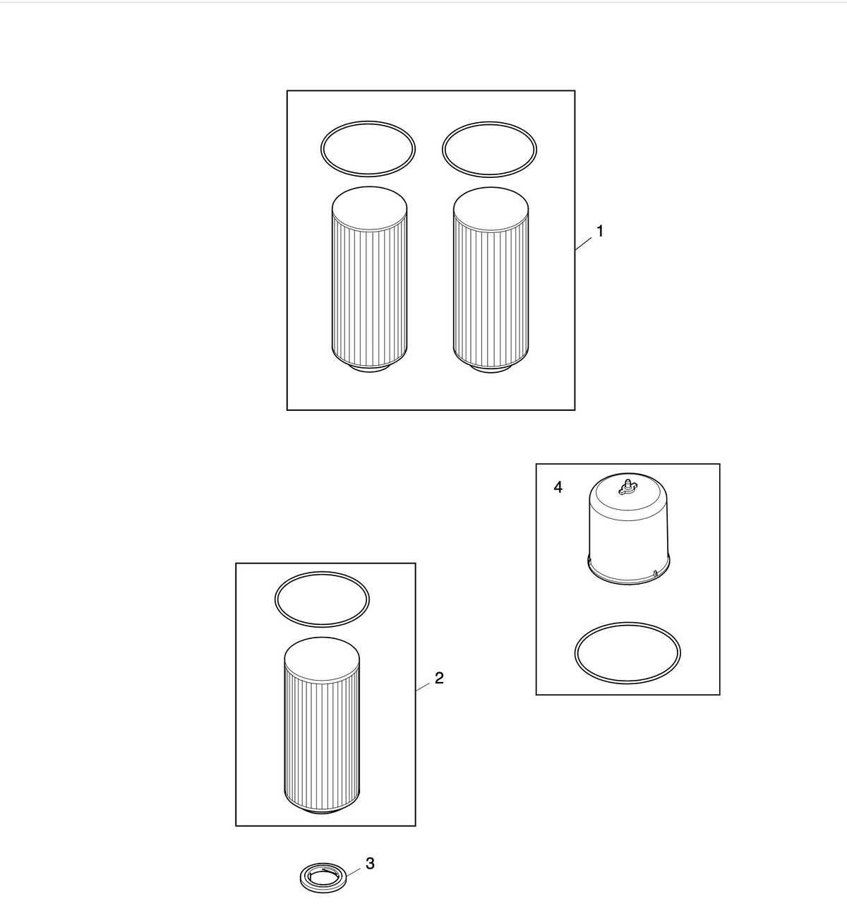 Maintenance Kit - Scania L, P, G, R, S series truck (2016- ) DC16 ...